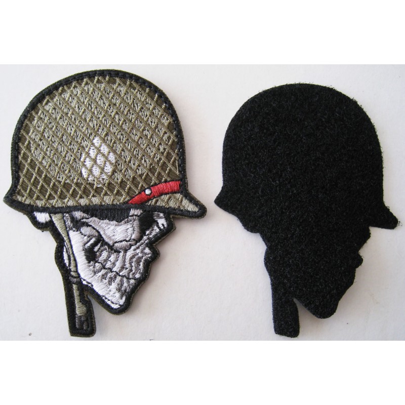 PATCH ECUSSON SCRATCH SKULL CASQUE WWII