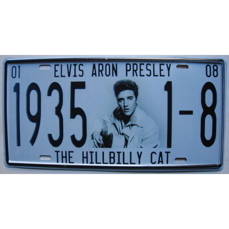 PLAQUE AUTO ELVIS PRESLEY