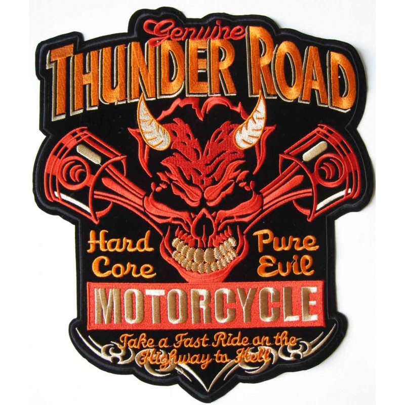 PATCH DOSSARD THUNDER ROAD BIKER