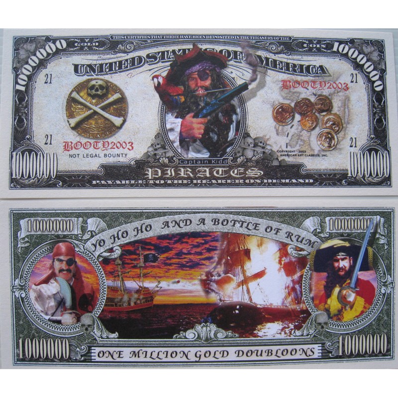 US DOLLAR COLLECTOR PIRATES